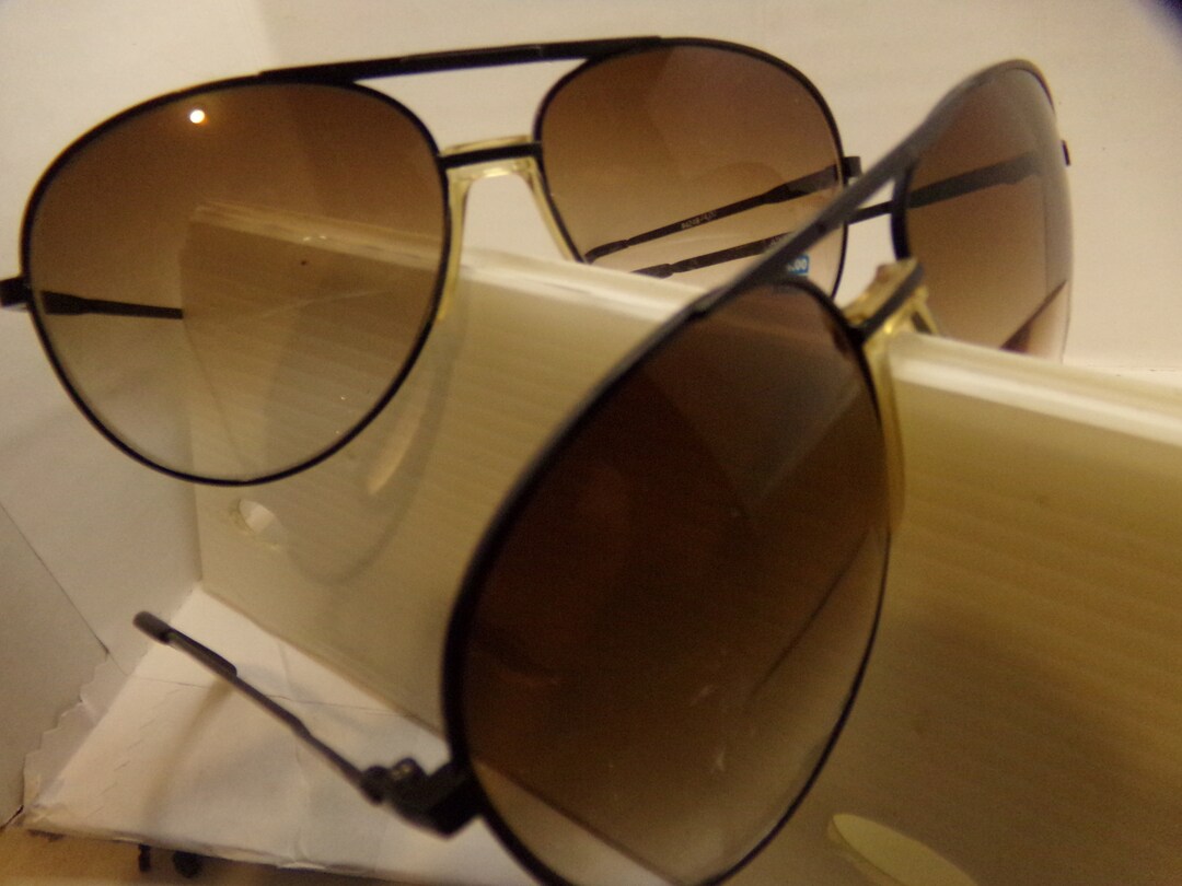 2 Bifocal Tint Readers Power 4.0 New Large Aviator Reading Glasses ...