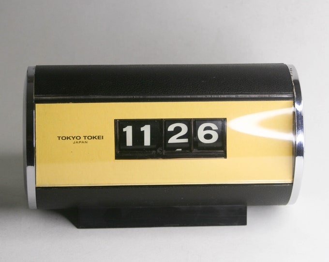 Tokyo / Tokei Flip Digital Clock 1960s 1970s Vintage - Etsy
