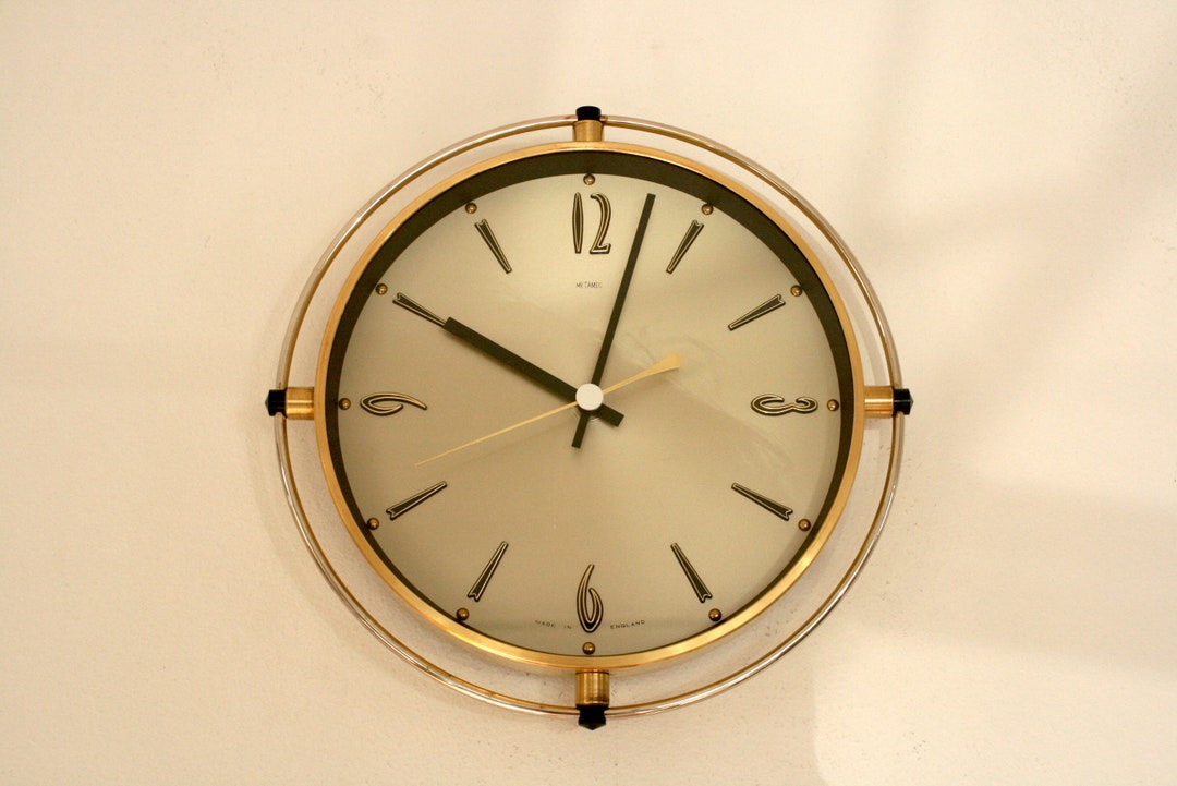 Vintage Metamec Wall Clock Atomic, 1960s - Etsy