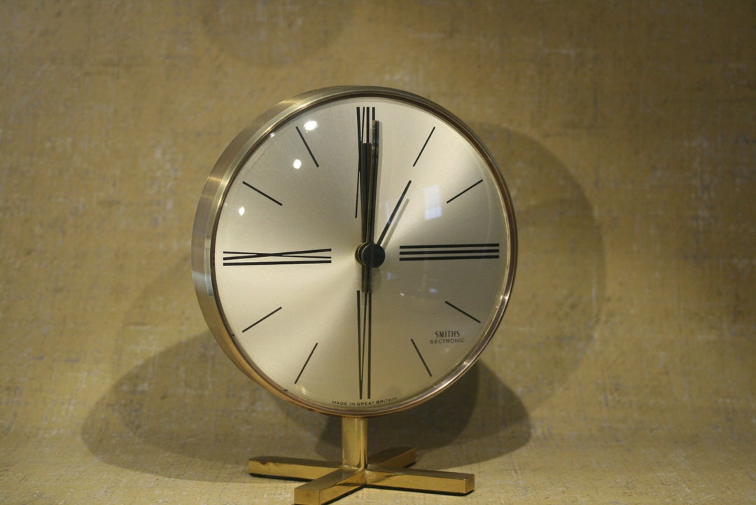 Smiths Mantel Clock rondell 1970s Vintage - Etsy