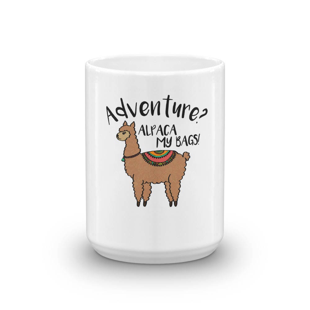 Alpaca Funny Mug - Puns Llama Ceramic Coffee Mug - Etsy