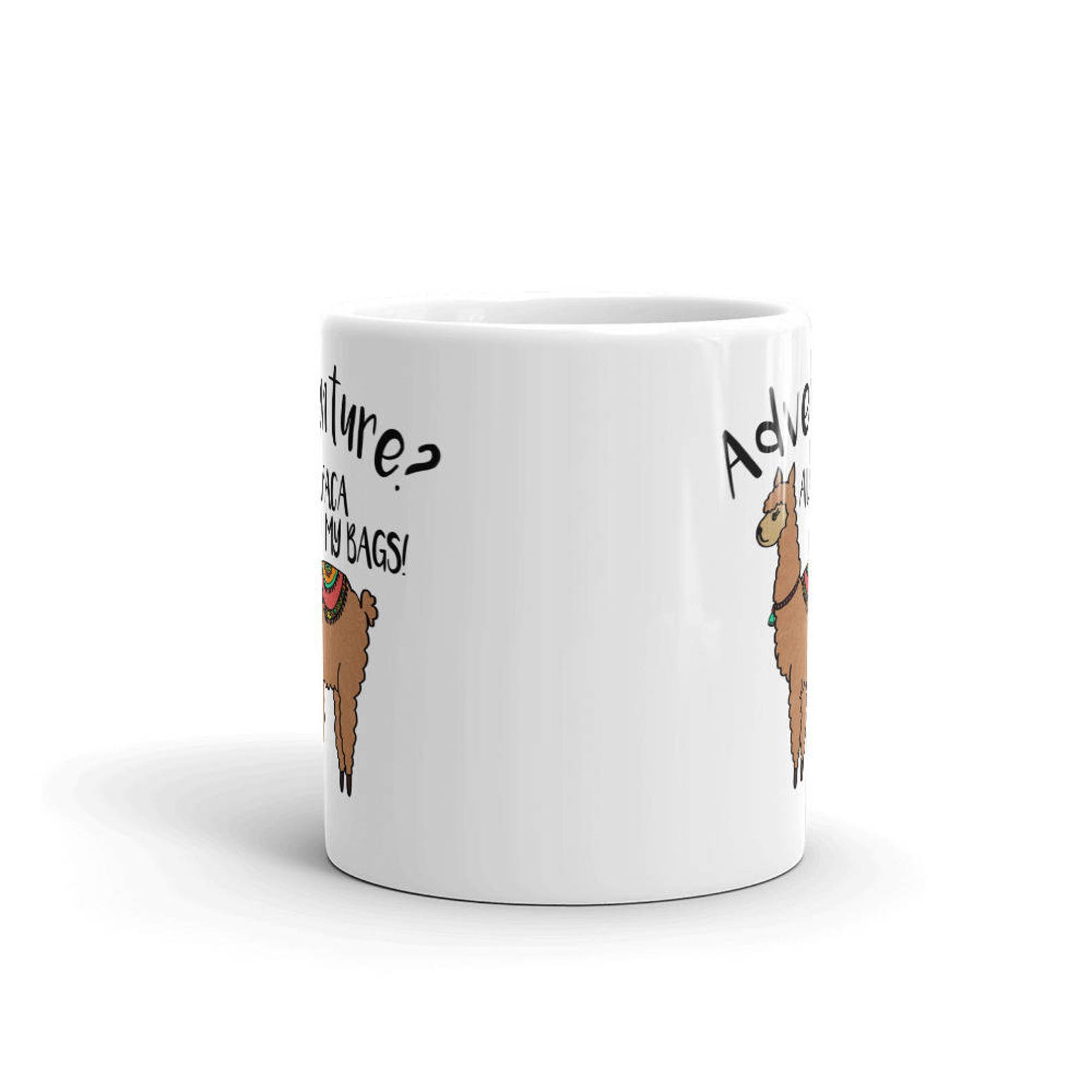 Alpaca Funny Mug - Puns Llama Ceramic Coffee Mug - Etsy