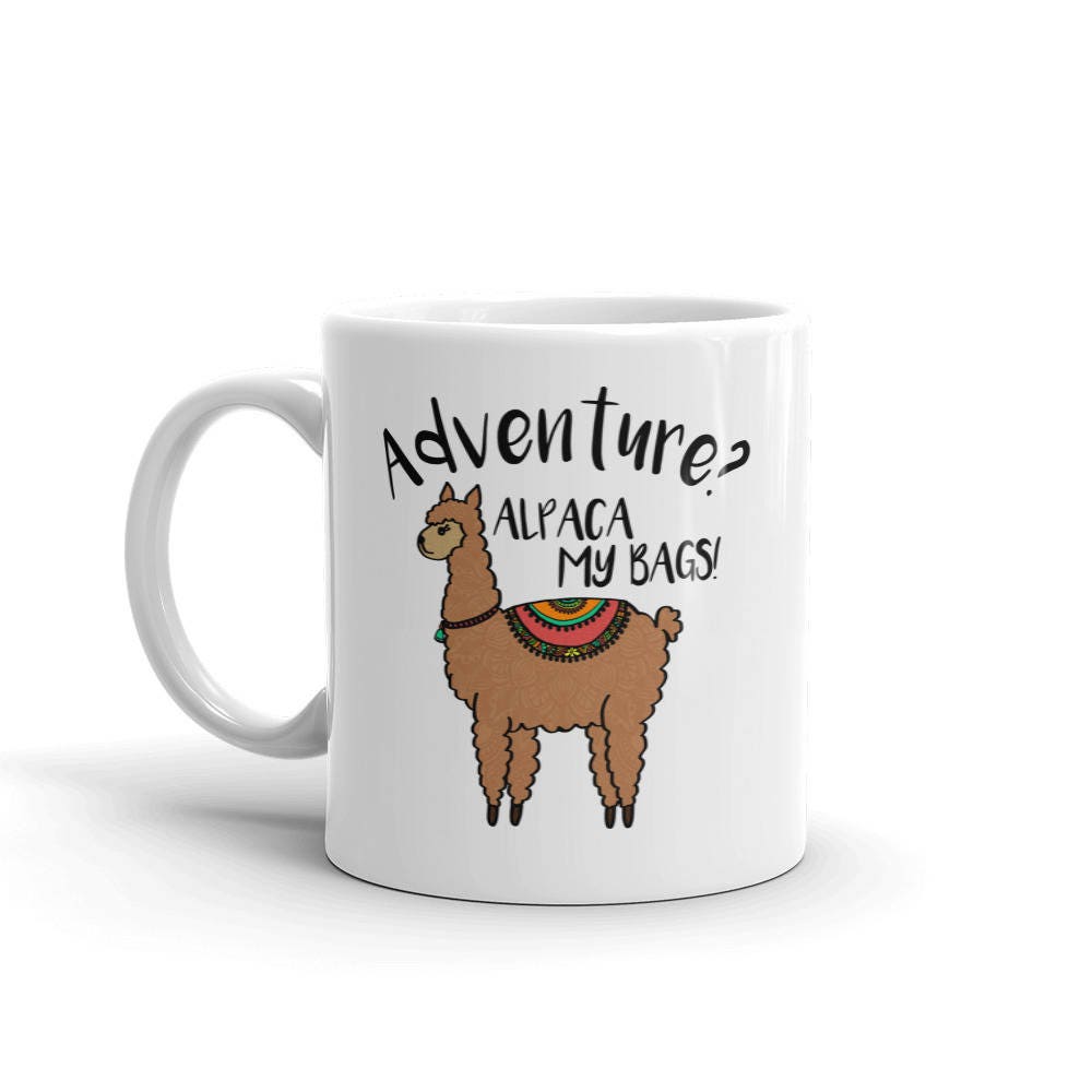 Alpaca Funny Mug - Puns Llama Ceramic Coffee Mug - Etsy