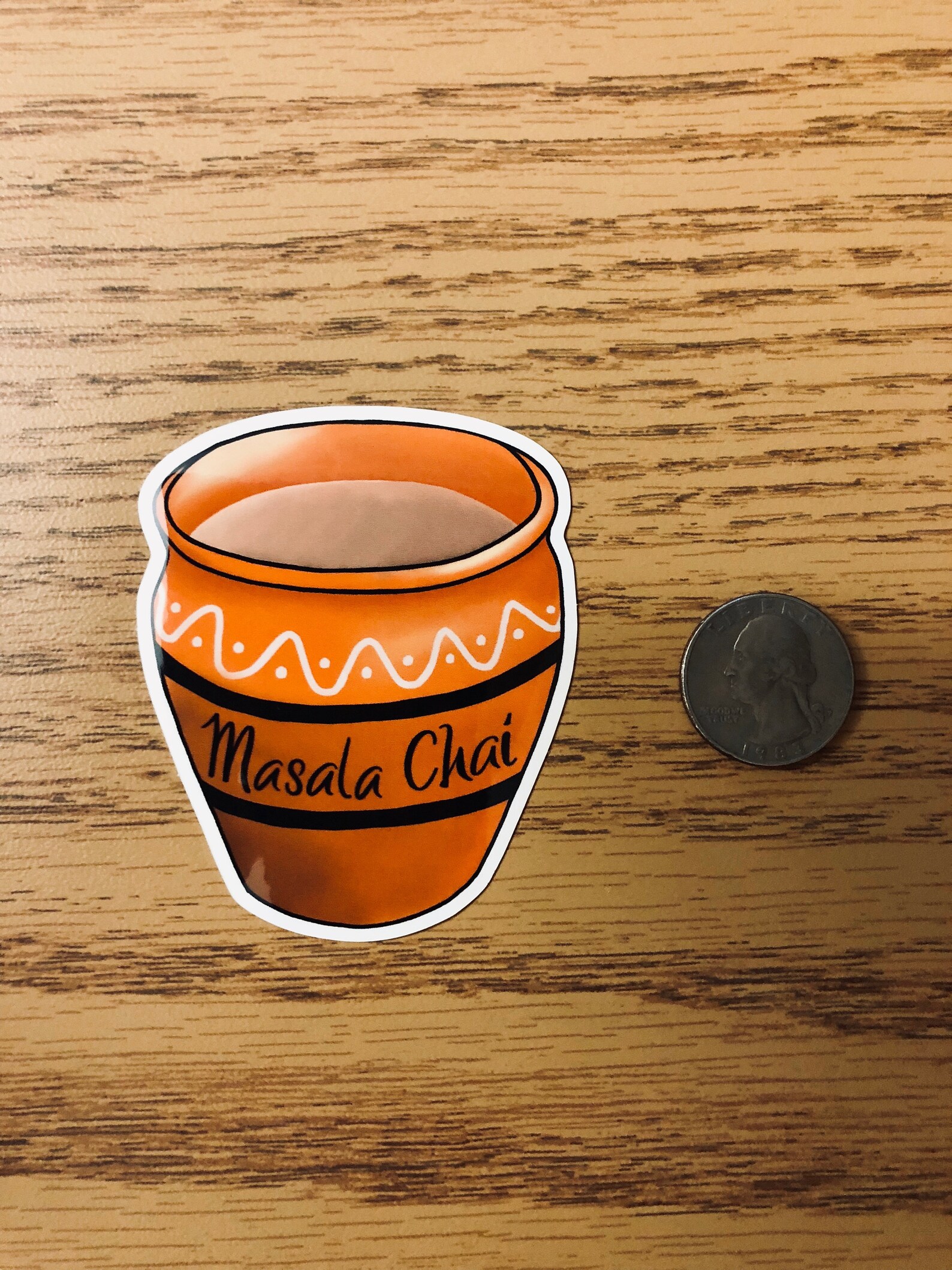 Masala Chai Cup Waterproof Laptop Sticker - Etsy