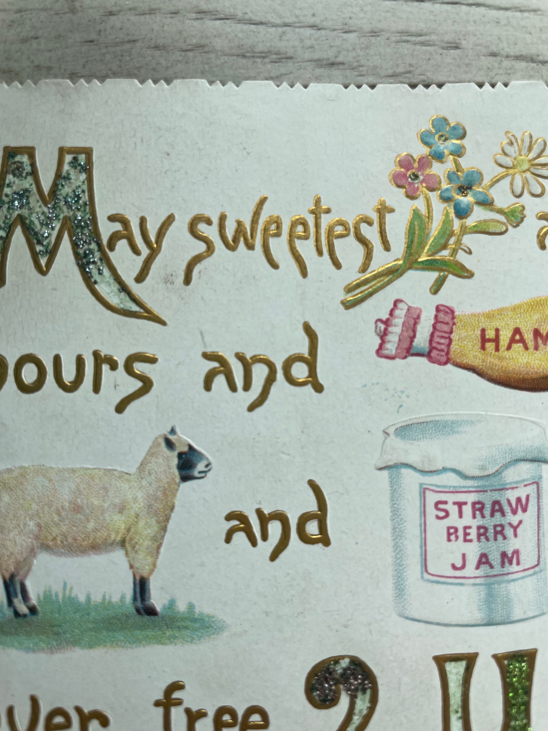 Antique Victorian Edwardian Rebus Card - Etsy