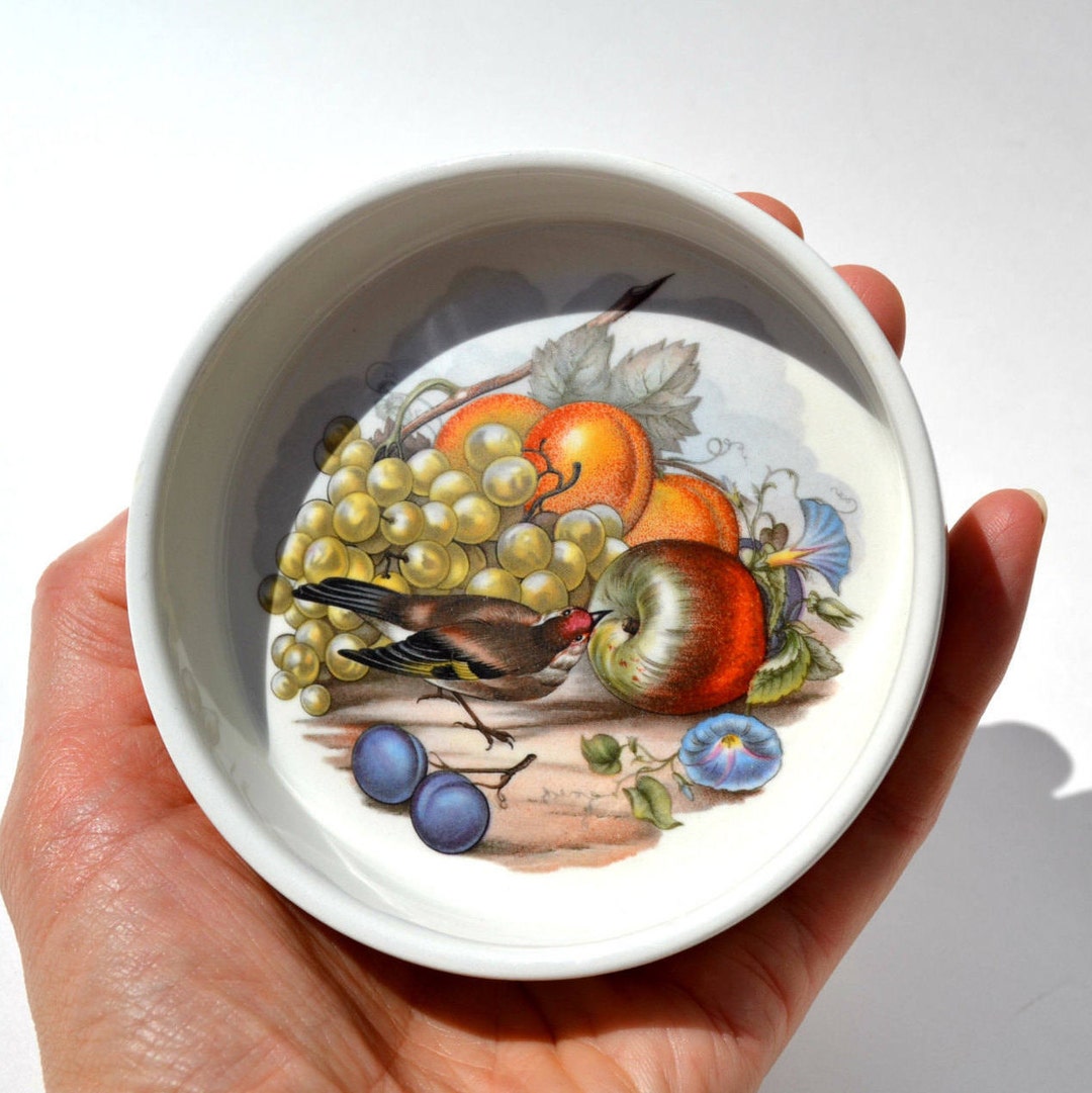 Vintage Small Still Life Decor Earthenware Bowl Fruits and - Etsy