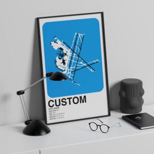 Custom Airport - Aviation Poster Series - Etsy
