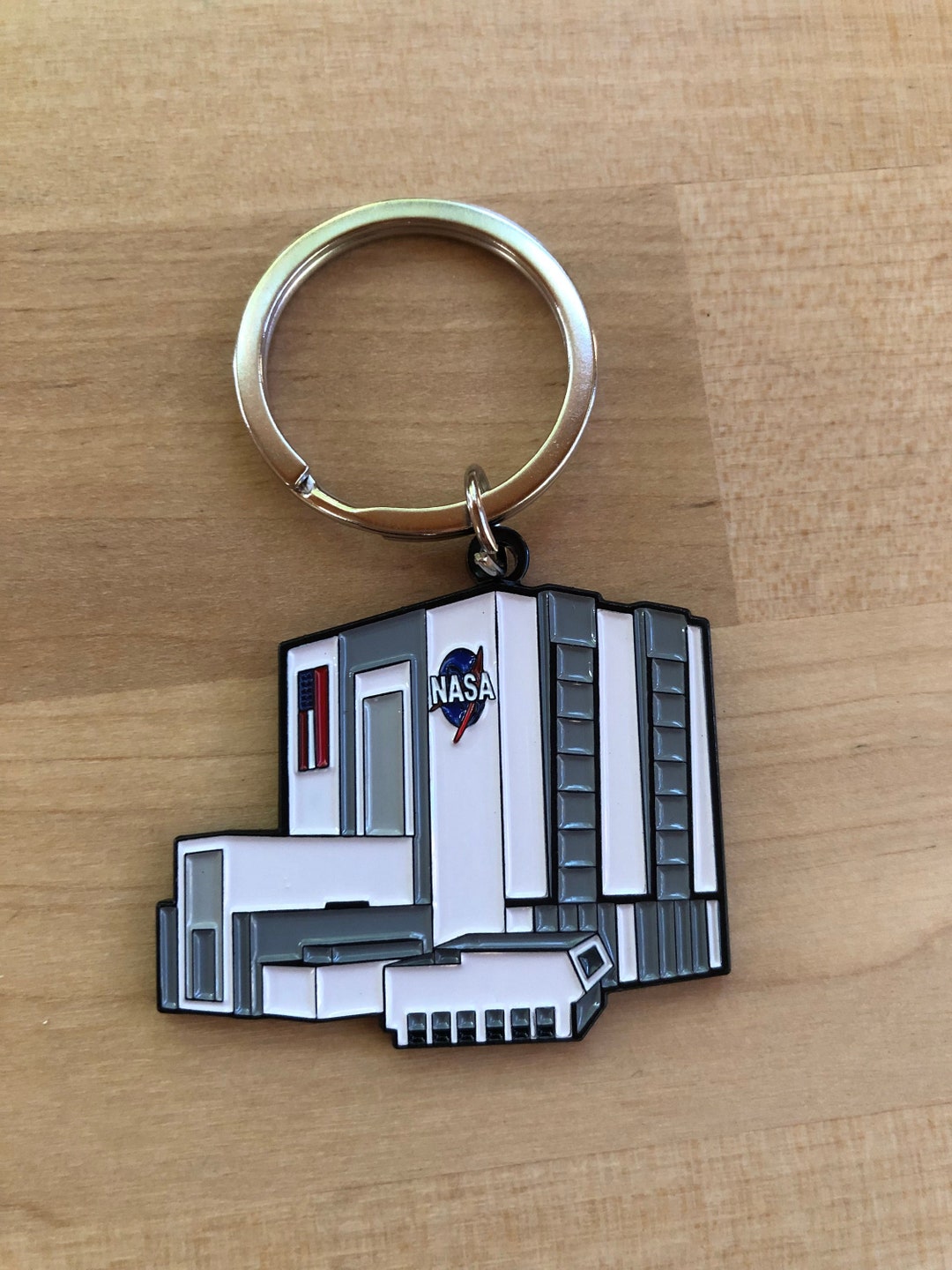 VAB Keychain Vehicle Assembly Building NASA Keychain Artemis Apollo ...