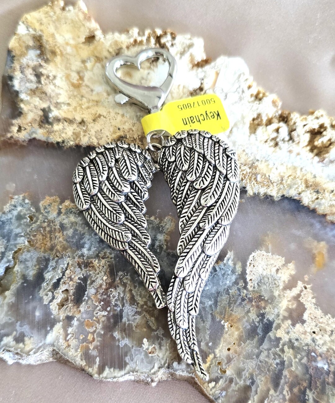 Angel Wings Key Chain, Angle Wings Purse Charm, Backpack Pull, Purse ...