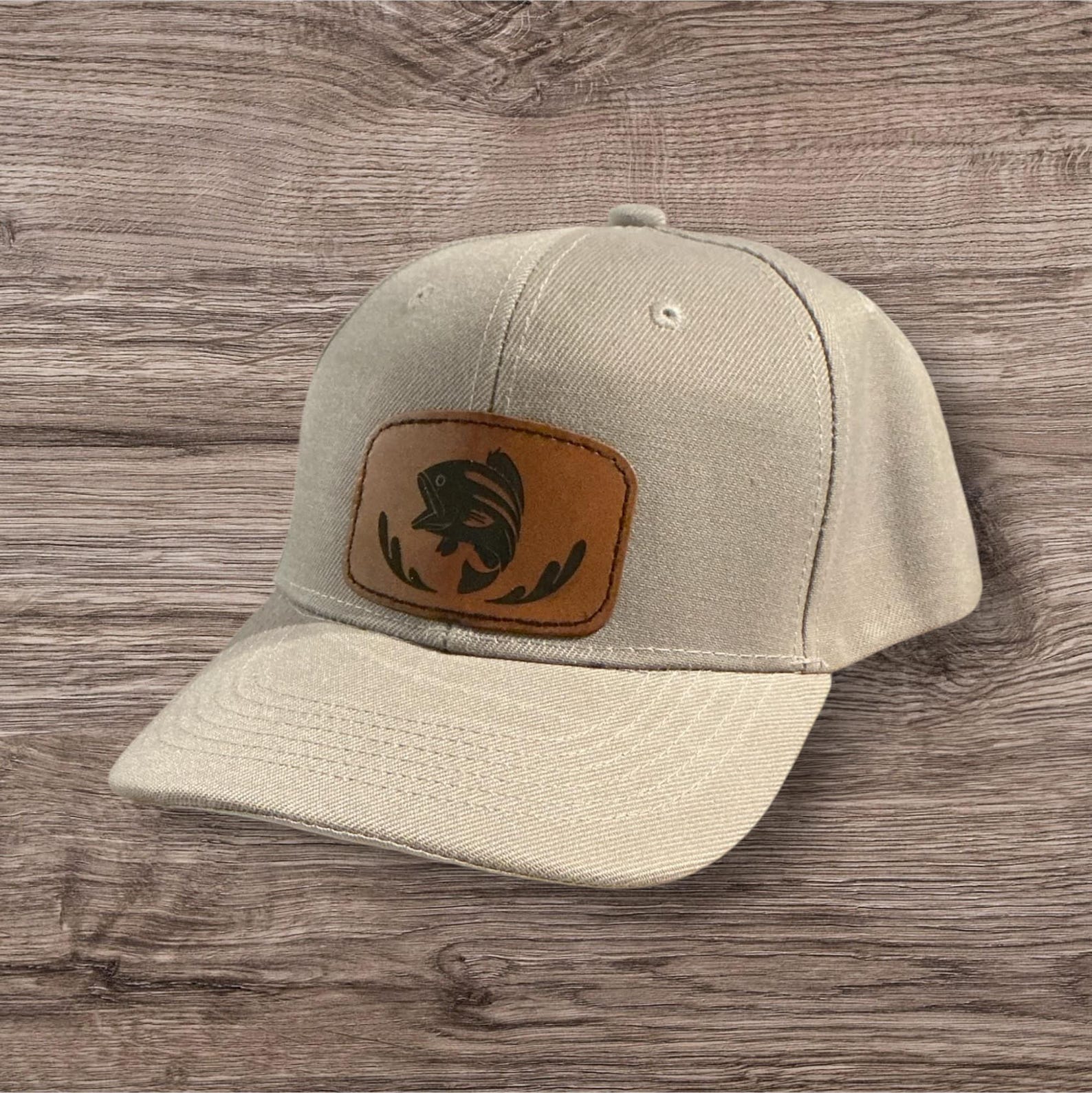 Ball Cap With Fish Laser Engraved Patch - Etsy