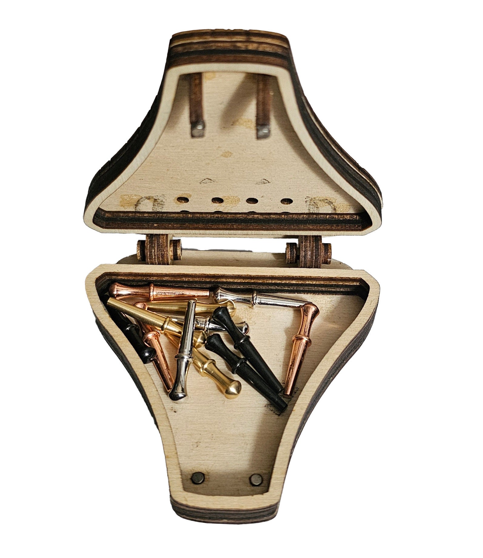 Snake Cribbage Board With 4 Lanes and Peg Storage - Etsy