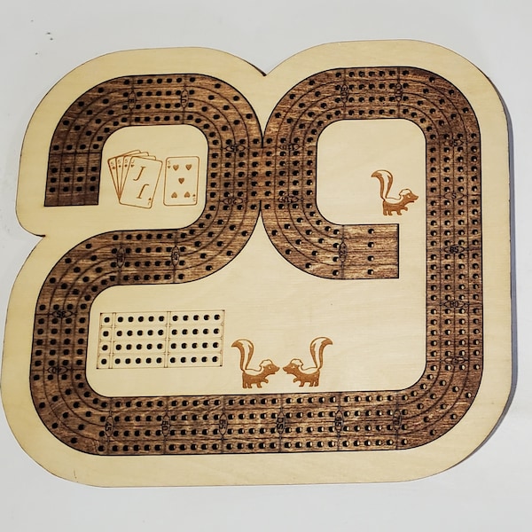 29 Cribbage Board - Etsy