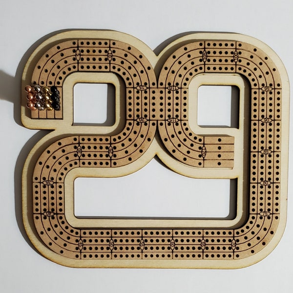 29 Cribbage Board - Etsy
