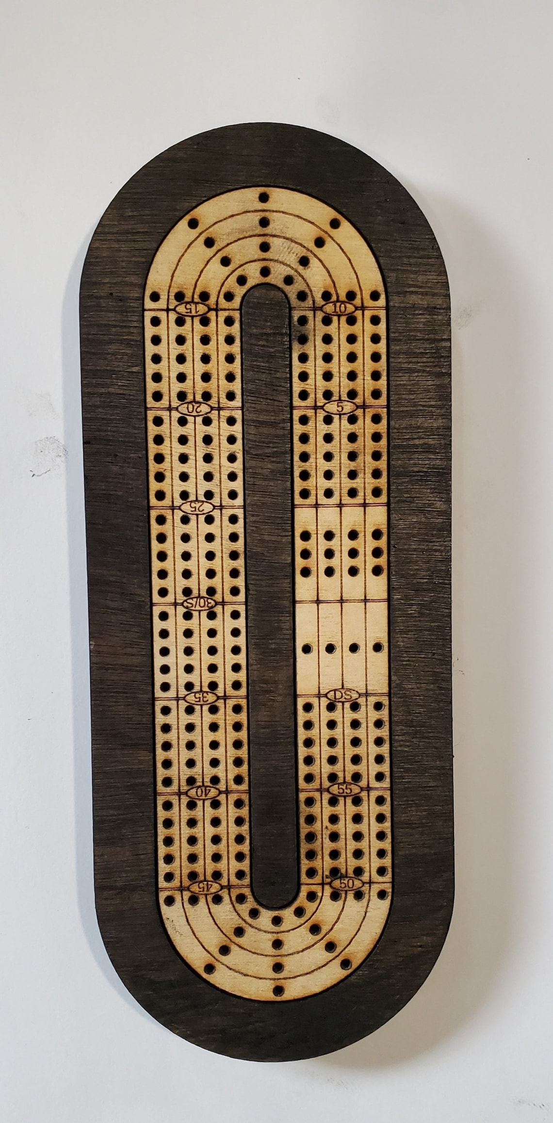 Digital File for 4 Lane Cribbage Board Svg Pdf Dxf Lightburn Ai Vector ...