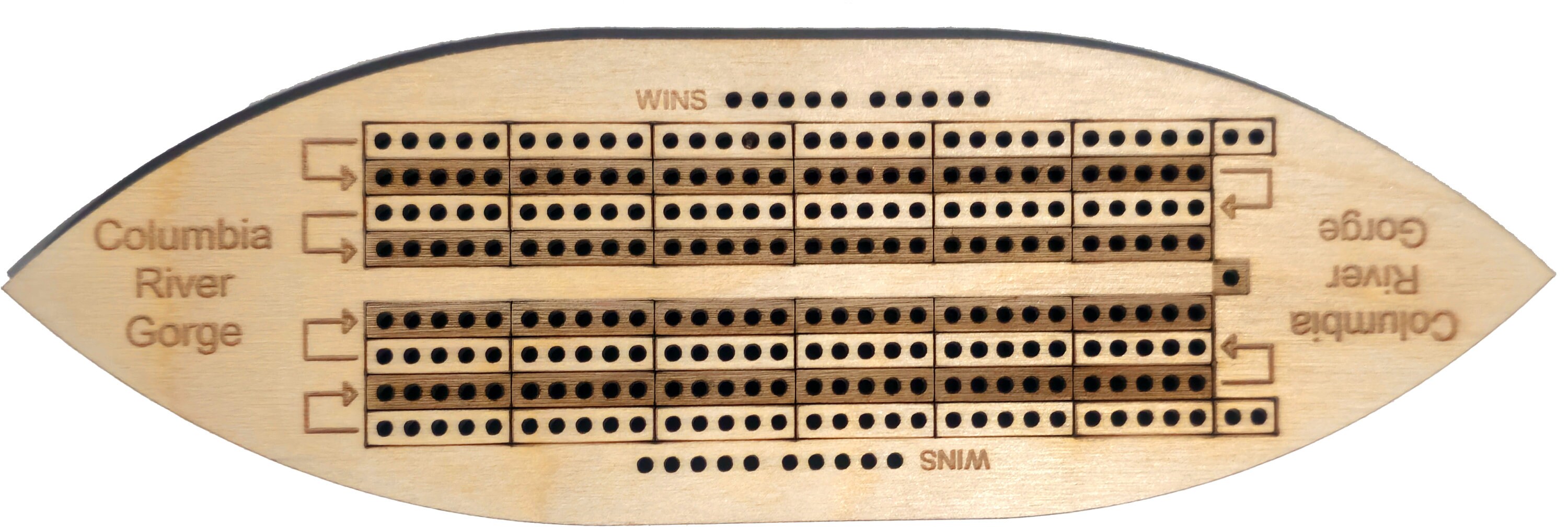 2 Player Pocket Size Cribbage Board Set - Etsy