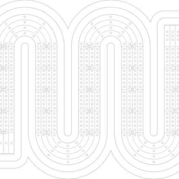 Mini Cribbage Board Svg File - Etsy