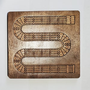 Digital File for 4 Lane Cribbage Board Svg Pdf Dxf Lightburn Ai Vector ...