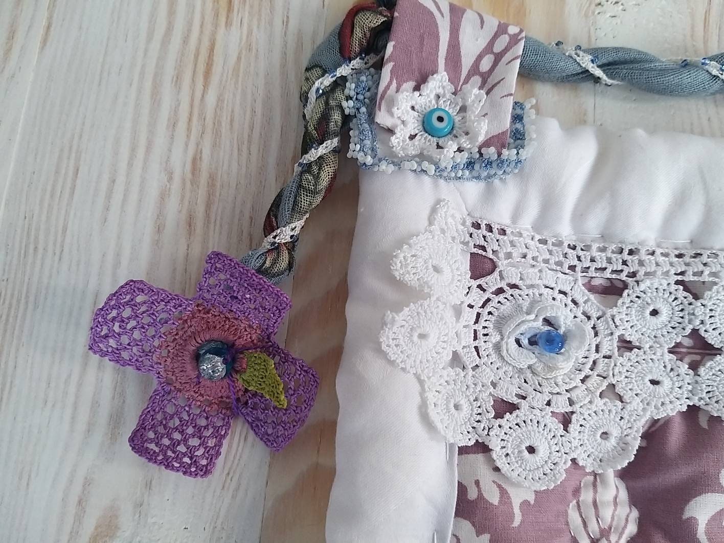 Traditional Quilt, Wall Decor, Evil Eye Decor, Turkish Quilt, Home ...