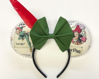 Peter Pan Ears, Peter Pan Mickey Ears, Peter Pan, Disney Ears ...