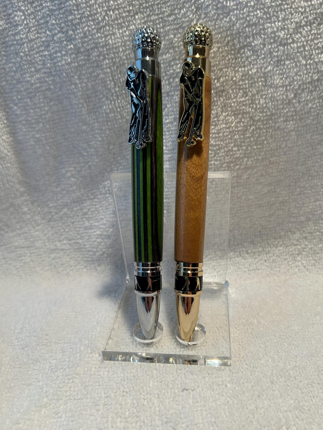 Golf Pen2, Twist Pen, Ballpoint Pen, Strike Pose Clip, Chrome, 24kt ...