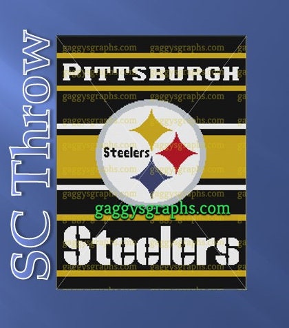 Crochet Pattern Steelers Blanket - Etsy