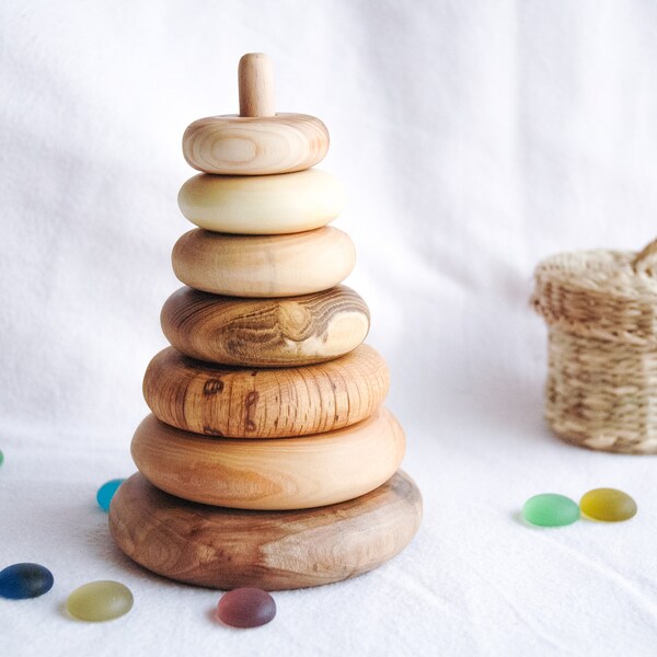 Wooden Stacking Toy - Etsy