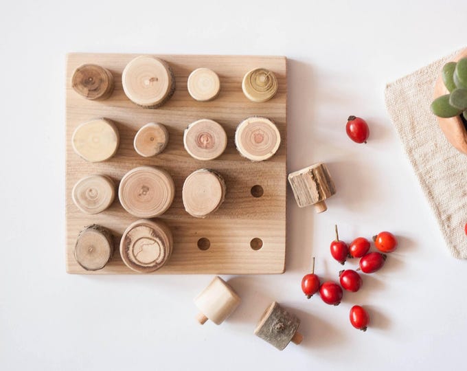 Pumpkin Peg Puzzle / Wooden Peg Board Game / Halloween / Learning Toy ...