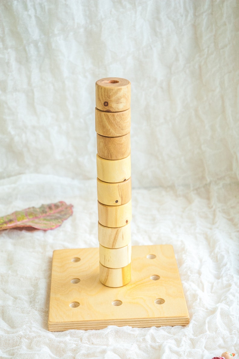 Montessori Educational Toy Peg Board Wooden Toddler Toys - Etsy