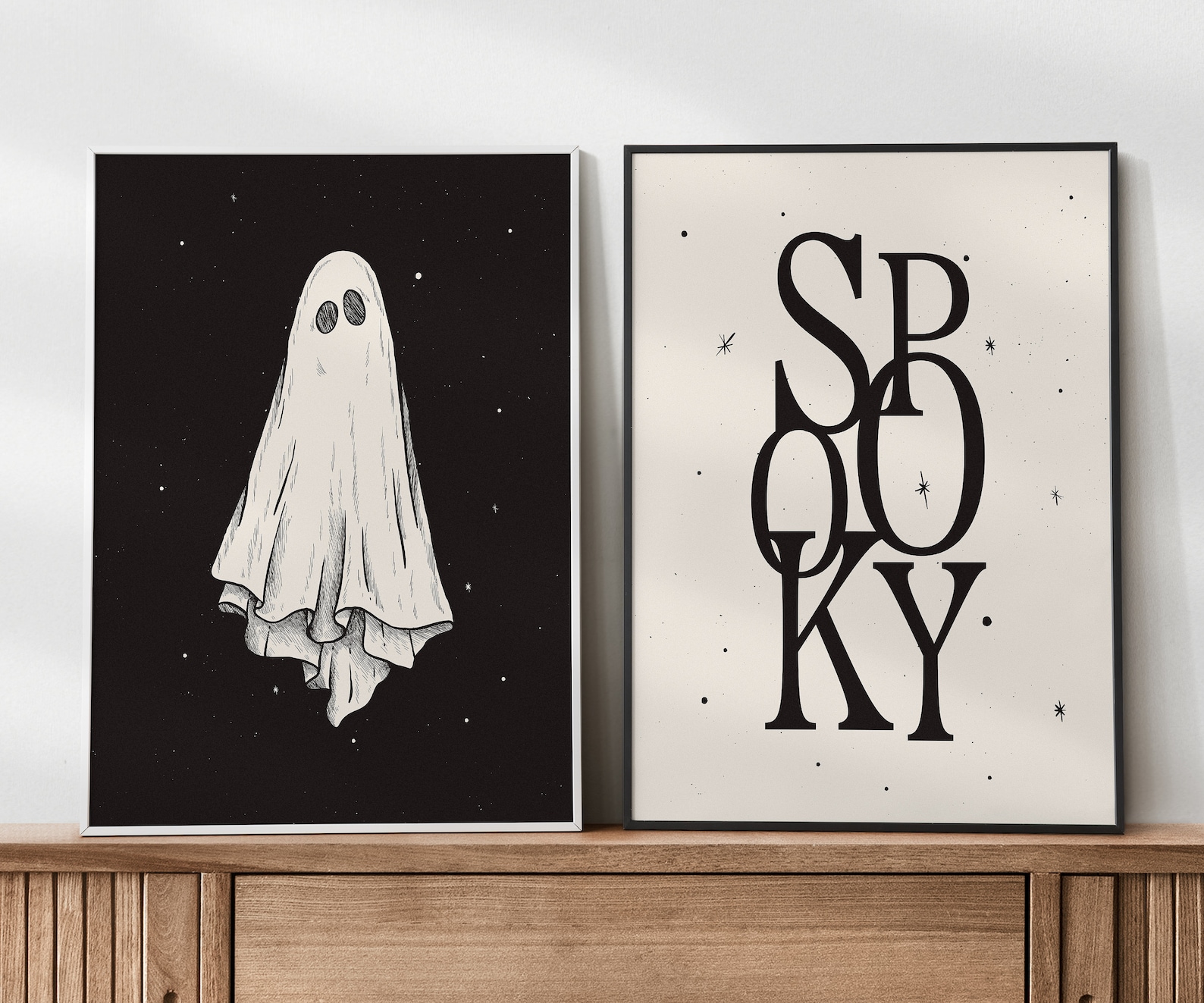 Spooky Ghost Halloween Printable Vintage Poster Collection - Etsy