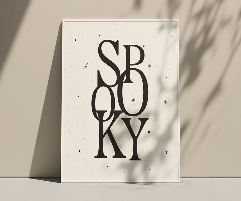 Spooky Ghost Halloween Printable Vintage Poster Collection - Etsy