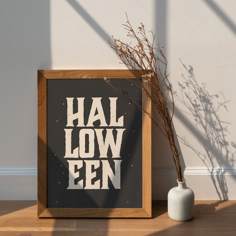 Scary Halloween Printable Vintage Poster Collection | Set of 2 - Etsy