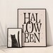 Spooky Halloween Printable Vintage Poster Collection | Minimalist Fall ...