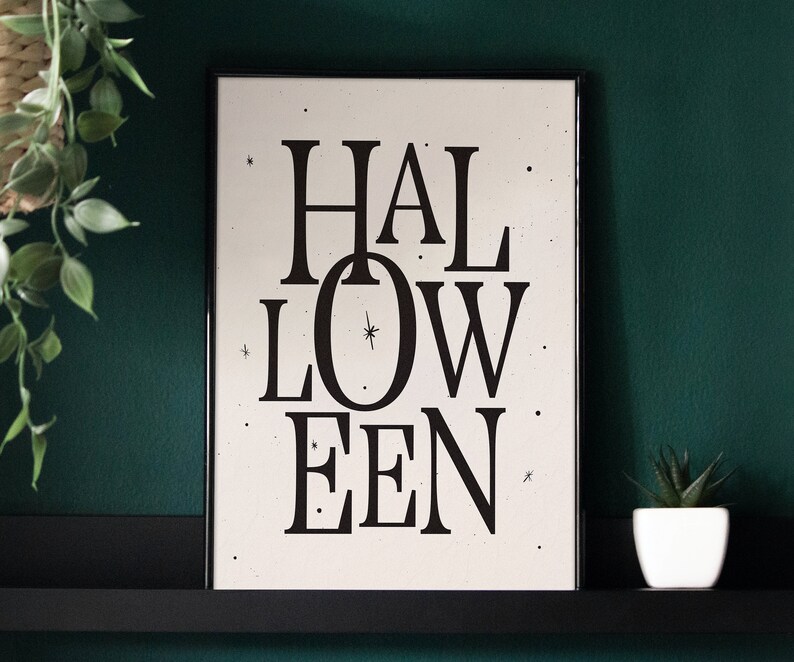 Spooky Ghost Halloween Printable Vintage Poster Collection - Etsy