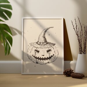 Spooky Halloween Printable Vintage Poster Collection | Minimalist Fall ...
