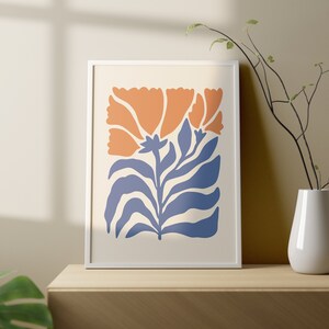 Boho Flower Art Printable Poster | Botanical Wall Art | Home Decor - Etsy