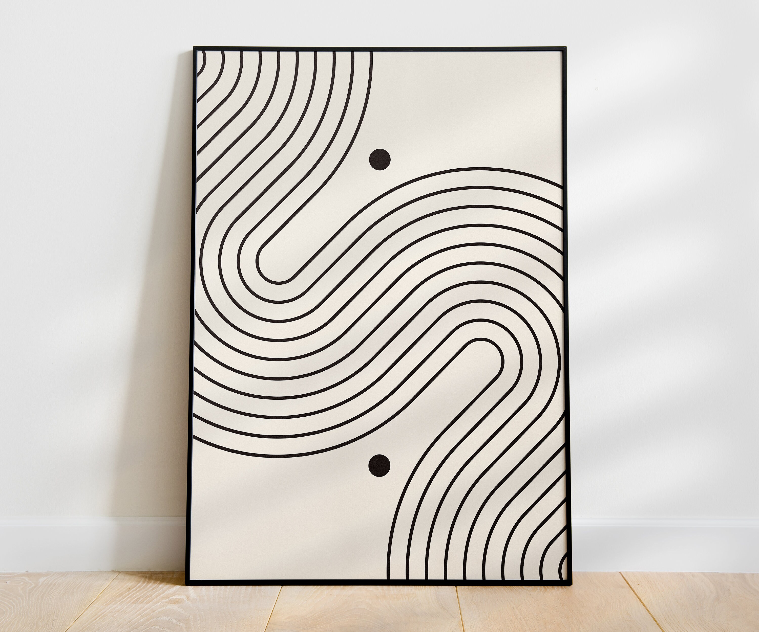 Abstract Geometric Boho Printable Poster 3 | Mid Century Wall Decor ...