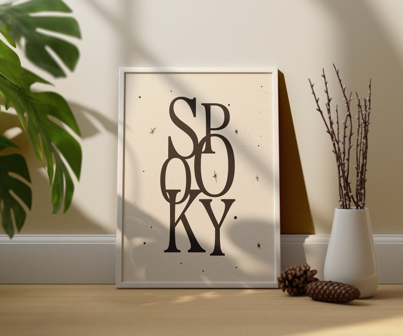 Spooky Ghost Halloween Printable Vintage Poster Collection - Etsy