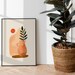 Organic Plant Boho Printable Poster Collection Watercolor Wall Decor ...