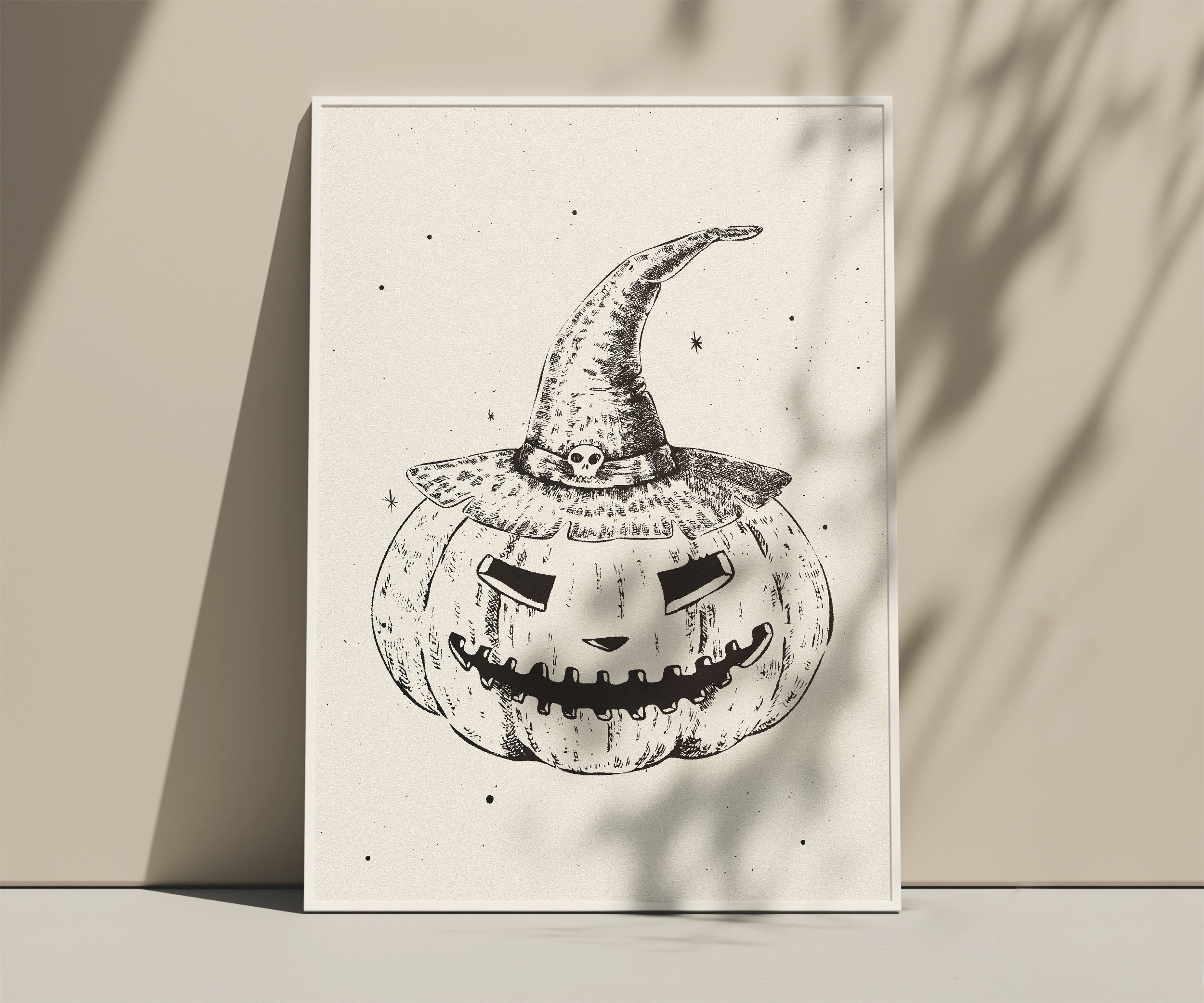 Jack-o'lantern Halloween Printable Vintage Poster - Etsy