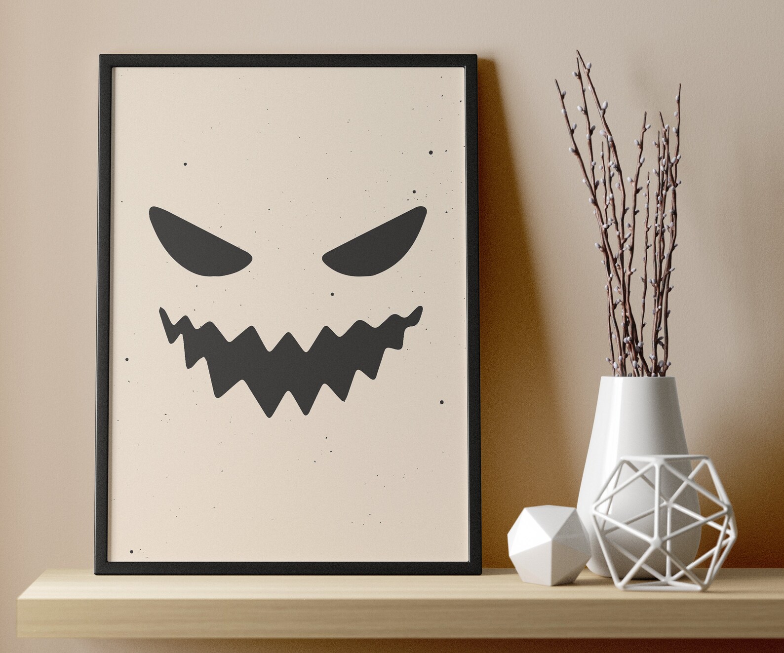 Scary Halloween Printable Vintage Poster Collection Set of 2 - Etsy