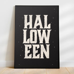 Scary Halloween Printable Vintage Poster Collection | Set of 2 - Etsy