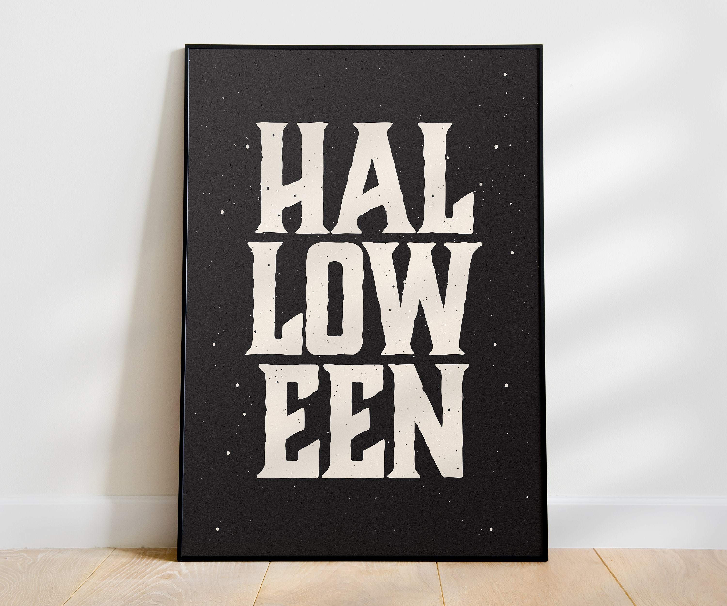 Scary Halloween Printable Vintage Poster Collection Set of 2 - Etsy