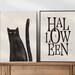 Spooky Halloween Printable Vintage Poster Collection Minimalist Fall ...