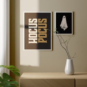 Vintage Halloween Printable Poster Collection | Minimalist Fall Art ...