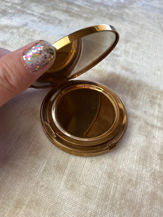 MCM compact vintage powder makeup mirrored vanity cas… - Gem