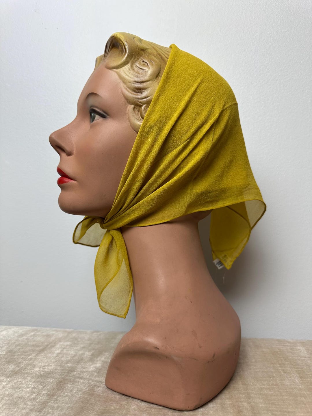 1960’s All Silk Vera Scarf~ Sheer Crepe Silken Hand Rolled Scarves ...