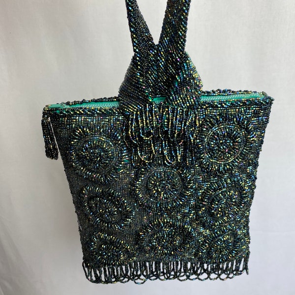Vintage Beaded Bag - Etsy