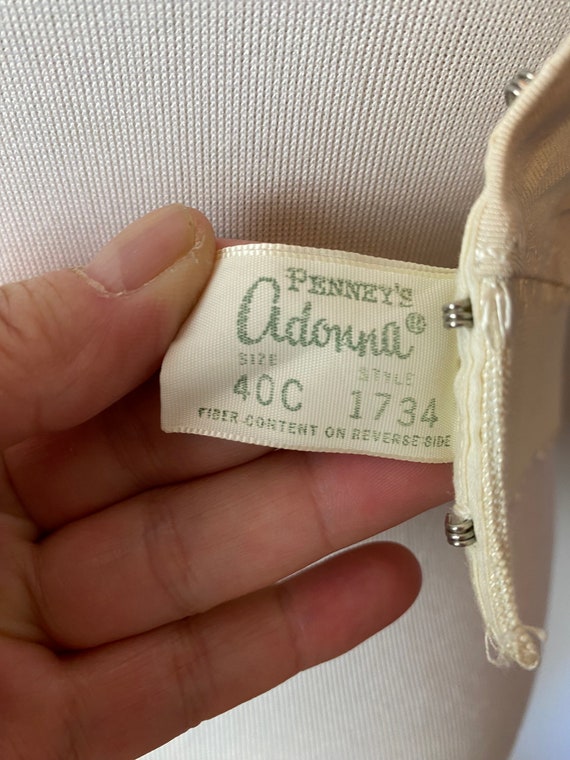 Vintage 1950’s bullet bra~ 40 C cotton deadstock rock… - Gem