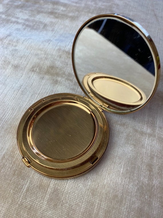 MCM compact vintage powder makeup mirrored vanity cas… - Gem