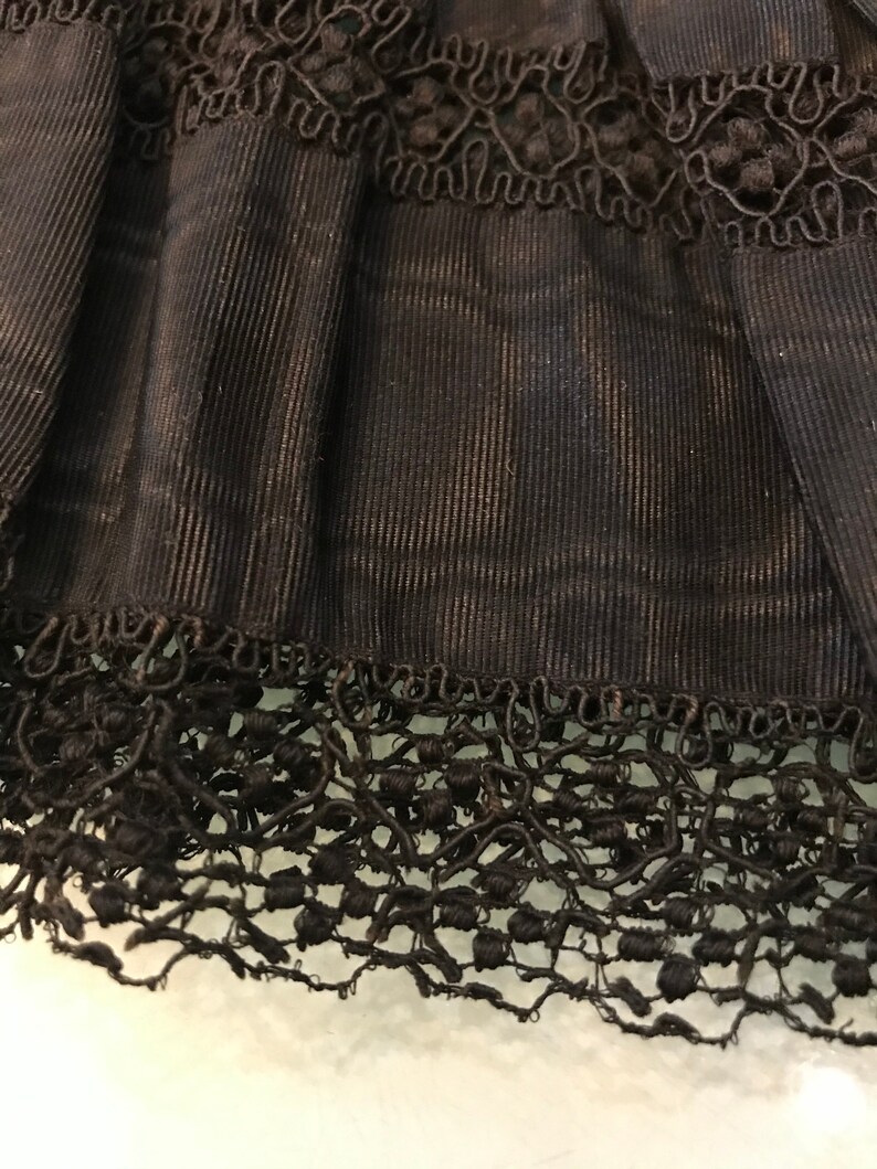 Victorian Black Lace Mourning Collar Shawl Capelet - Etsy